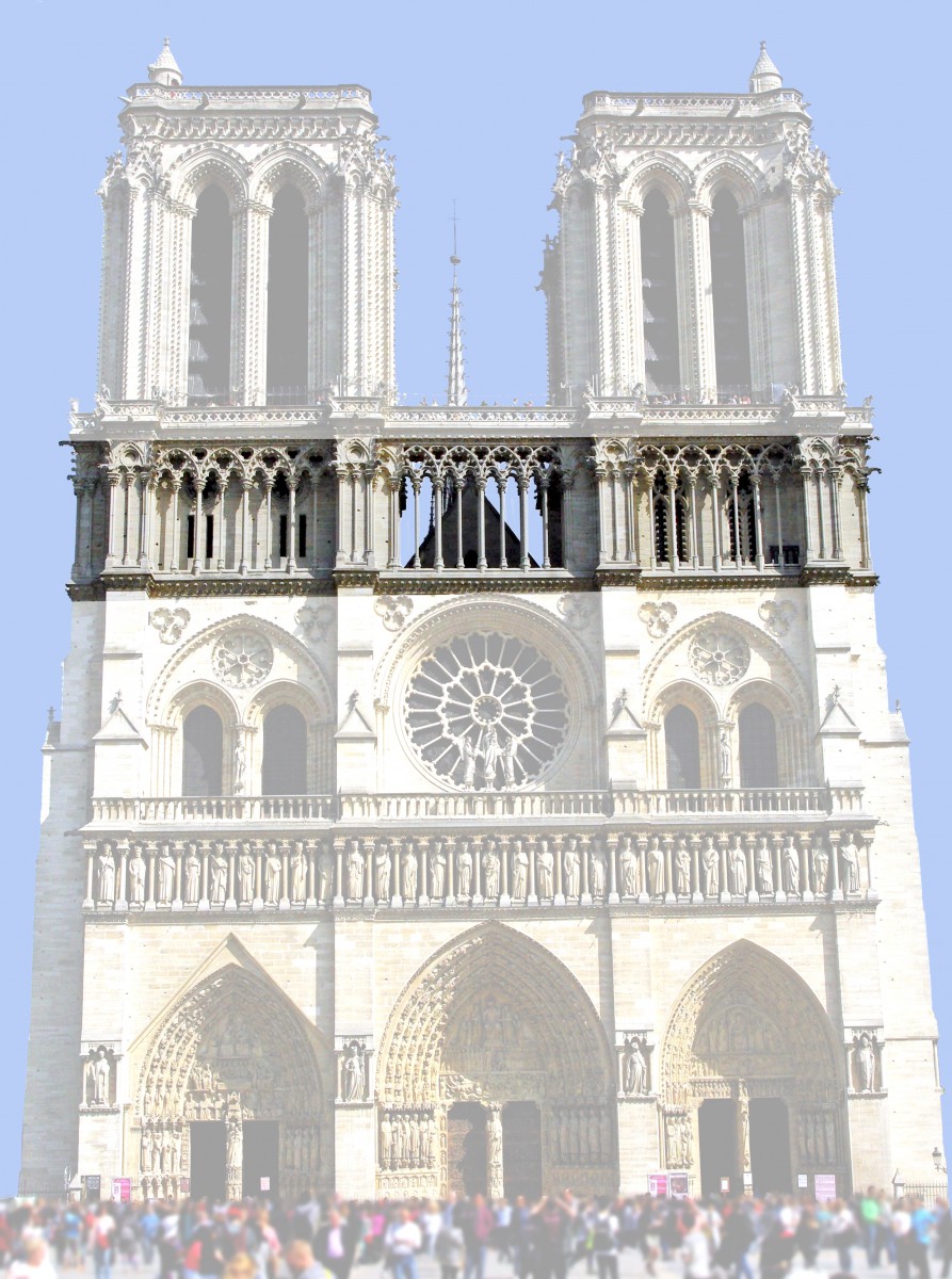 West Facade of Notre-Dame Cathedral, Paris - French Moments
