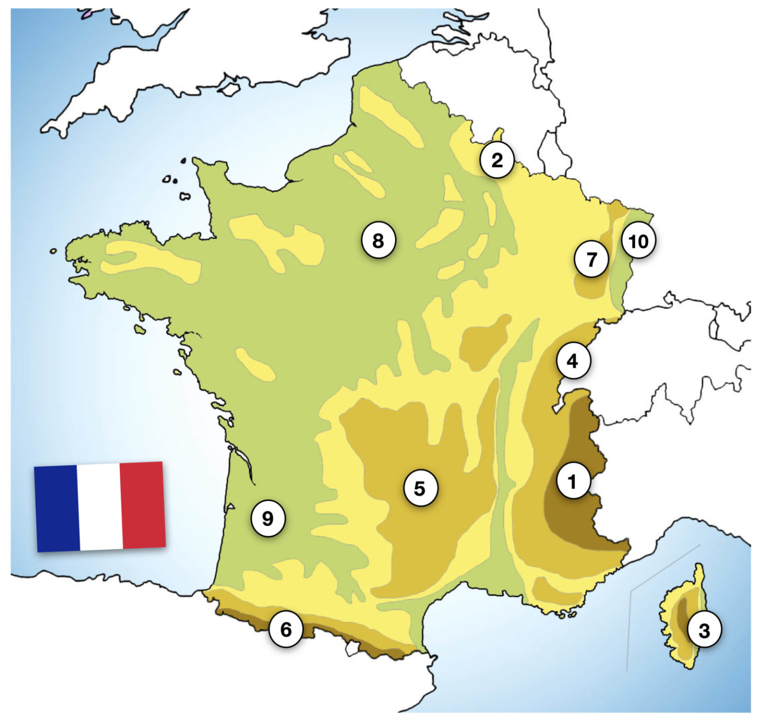 Geography of France Answers - French Moments