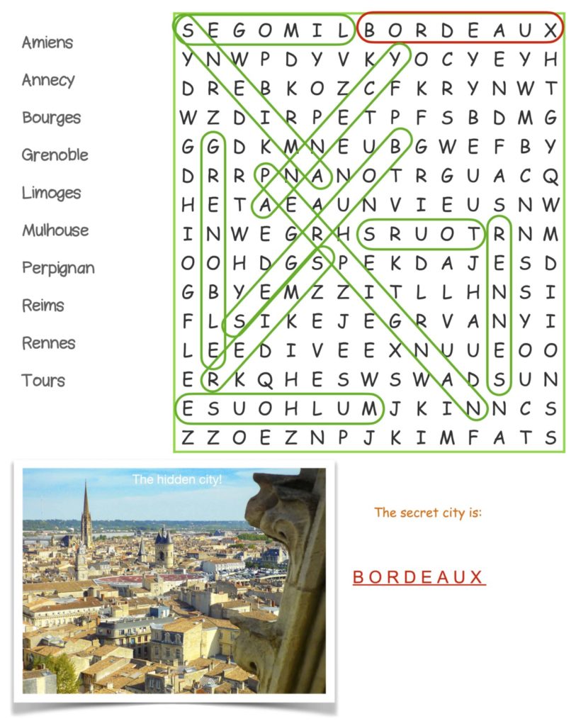 Geography of France Answers - French Moments
