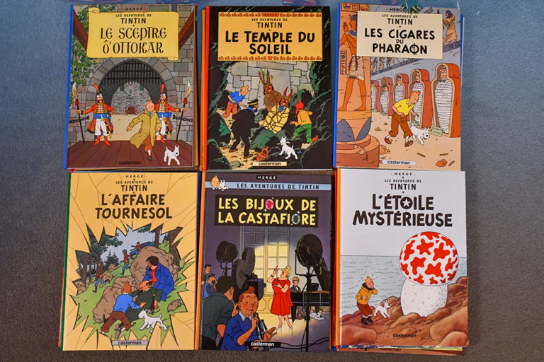 The Adventures of Tintin Complete Collection in French - French Moments