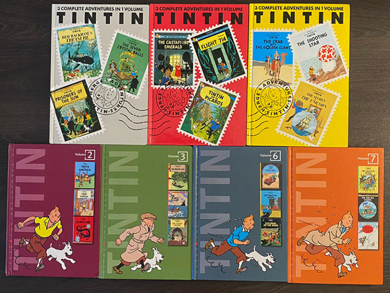 The Adventures of Tintin Complete Collection in French - French Moments